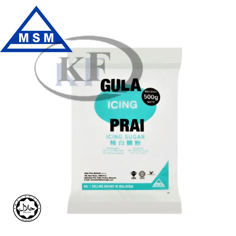 MSM GULA PRAI KASTOR & ICING & MERAH LEMBUT 500G | Shopee Malaysia