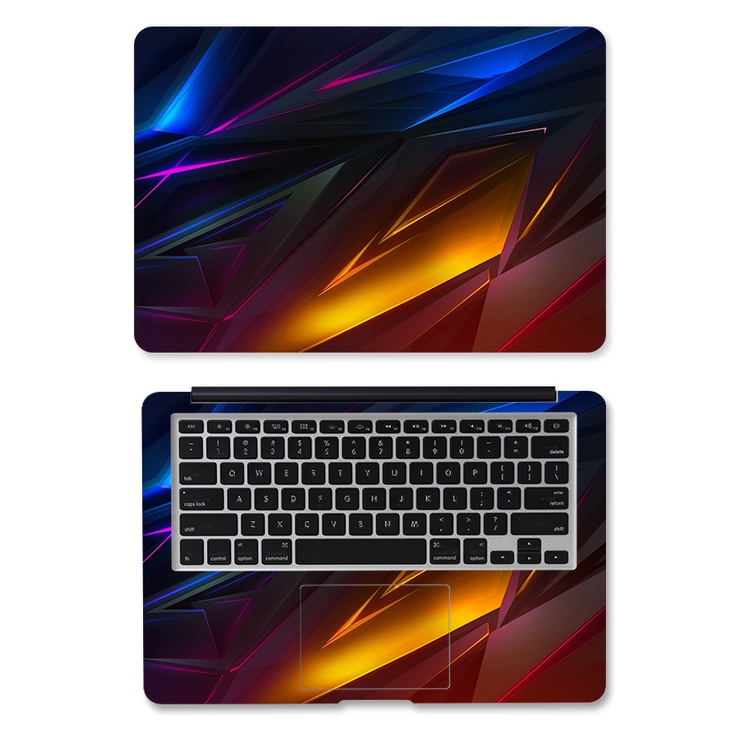 2pcs Geometry/Polygon laptop sticker laptop skin/Decorat Cover for all ...