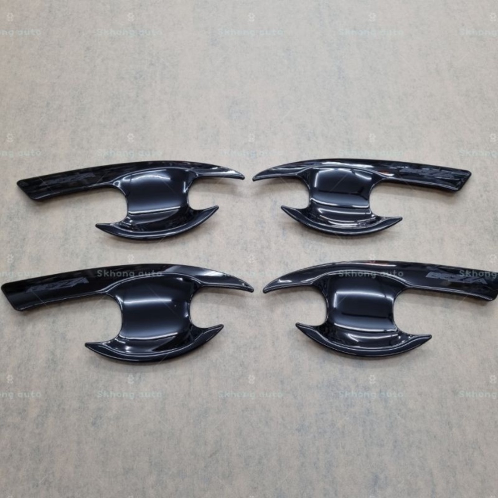perodua bezza Accessories cover trim gloss black door handle bowl logo ...