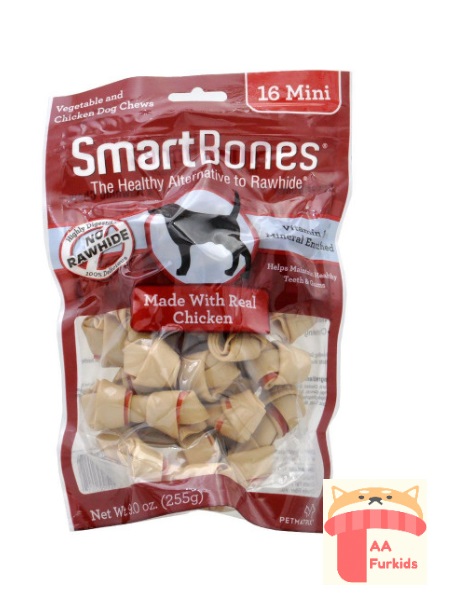 SmartBones Chicken 16 Mini - Dog Dental Chew (255G) | Shopee Malaysia