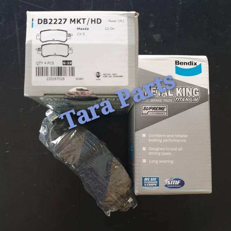 Bendix Metal King Titanium Mazda CX5, Mazda 2 Sky, Mazda CX3 Rear Disc ...