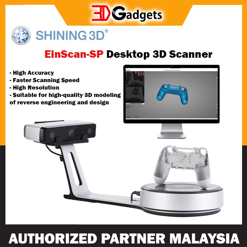 Shining 3D EinScan-SP Desktop 3D Scanner 3D Scanning for 3D Printer ...