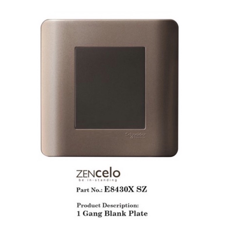 SCHNEIDER ZENCELO SERIES SILVER BRONZE SWITCHES & SOCKETS [FULL RANGE ...