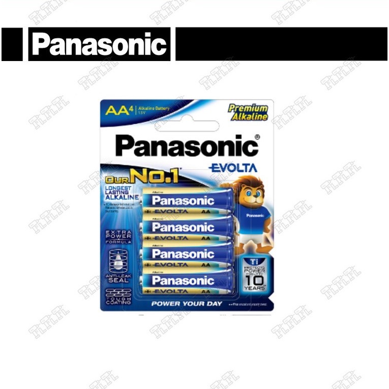 Original Panasonic Evolta Alkaline Battery AA # ( 4pcs @ pack ) | Shopee Malaysia