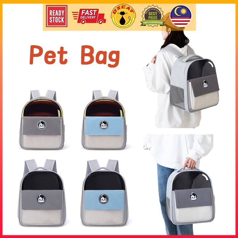 Premium Transparent Pet Carrier Travel Bag Cat Carrier Backpack Cat Bag ...