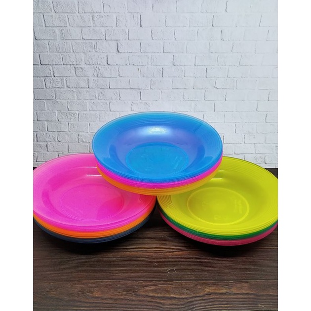 Crystal PLASTIC COATING PLATES 3 DOZEN GLASS COAT PLATES & PLASTIC ...