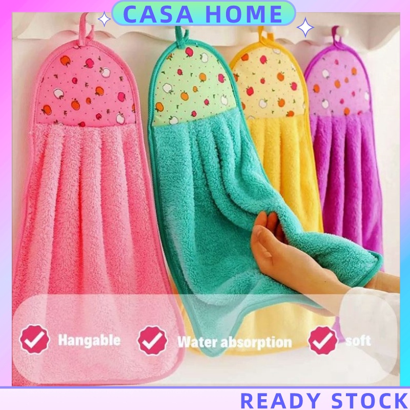 Casa Thick Kitchen Hand Towel Kitchen Towel Cotton Tuala Dapur Kain Lap ...