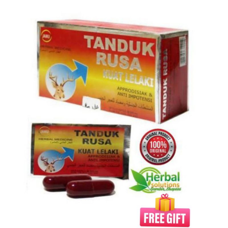 💯 % ORIGINAL KAPSUL TANDUK RUSA (kapsul) 1box 💞 | Shopee Malaysia