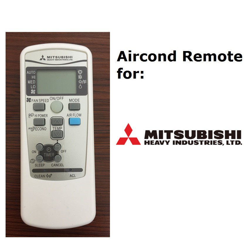 Mitsubishi heavy industries aircond remote control SRK40-HG RKX502A007B ...