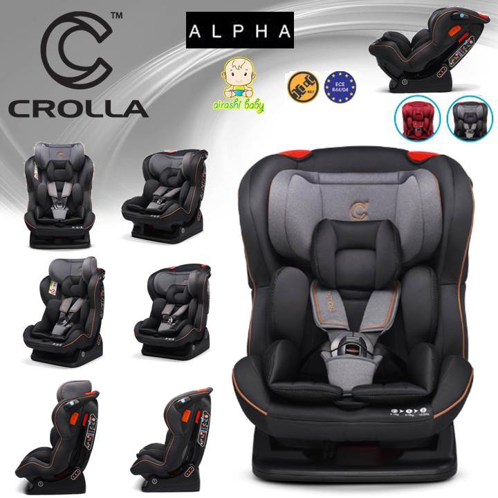 Crolla Alpha Convertible Car Seat (0-7 years old) | Shopee Malaysia