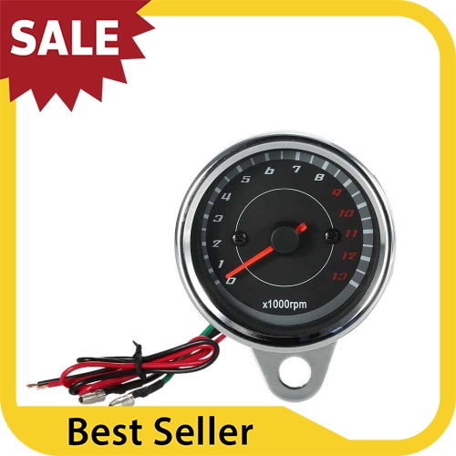 Popular Product 12V Universal Motorcycle Tachometer Meter LED Backlight ...