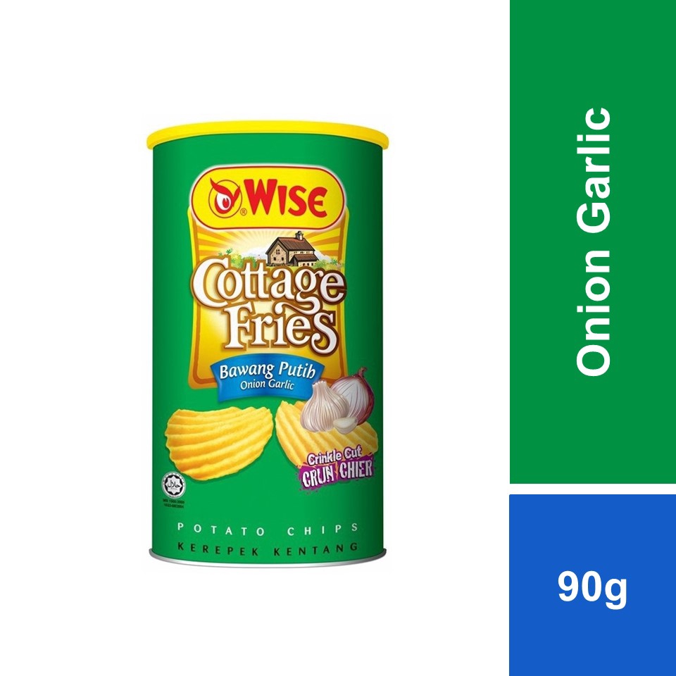 Wise C. Fries Onion Garlic Potato Chips 90g | Shopee Malaysia