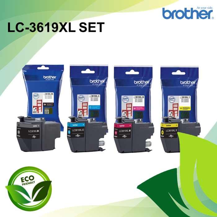 Brother LC3617/ LC3619XL BCMY J2330dw/J2730dw/J3530dw/J3930dw LC3617 LC ...