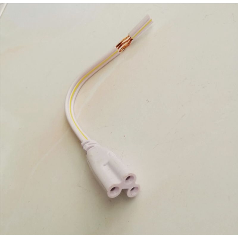 T4 T5 T8 LED Tube Light EU Plug 1.8m Wire Switch 3 Pin Connector Power ...