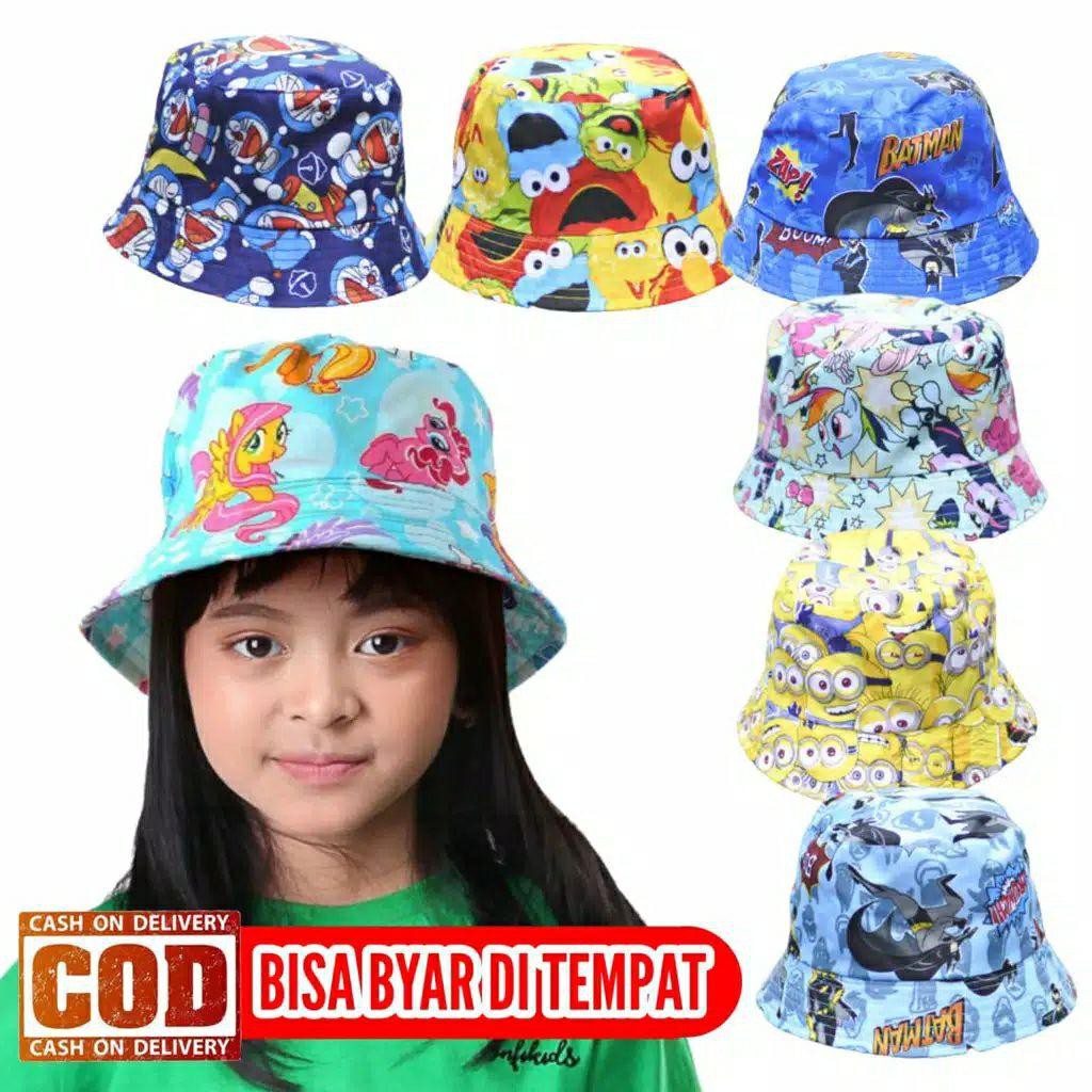 Doraemon Batman Character Bucket Hat/Cute Korean Children's Hat ...