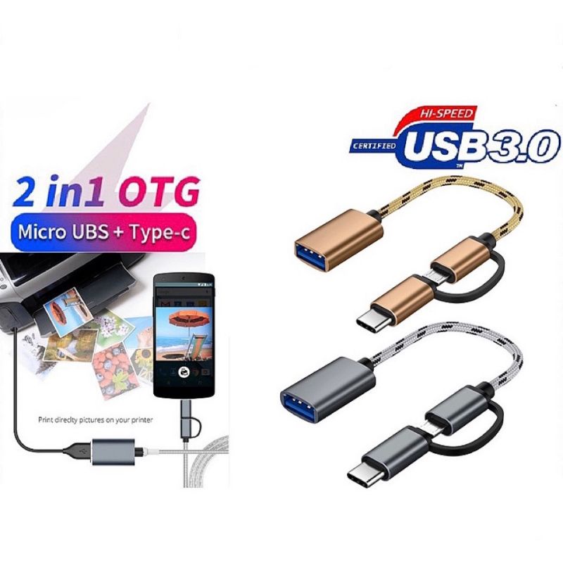 🔥SALE🔥 2 in 1 OTG CABLE USB 3.0 | Shopee Malaysia
