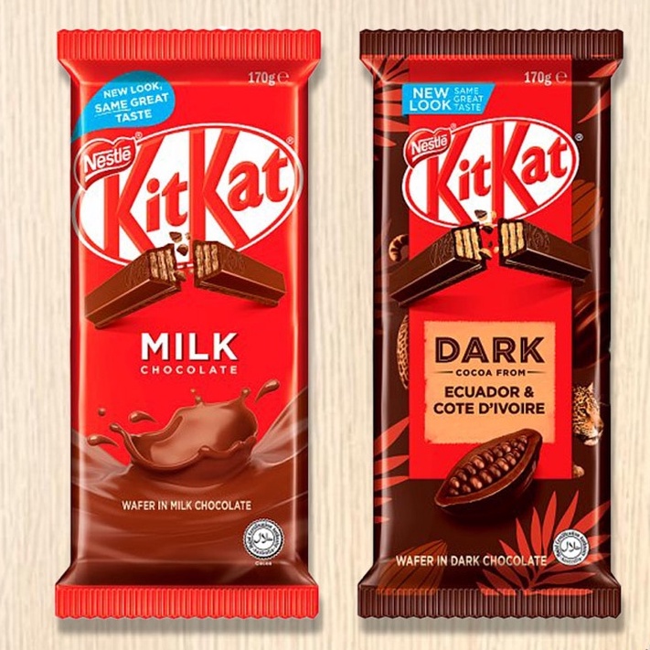 [Ready Stock] Kit Kat Chocolate Blocks 170G (Dark Chocolate/Milk ...