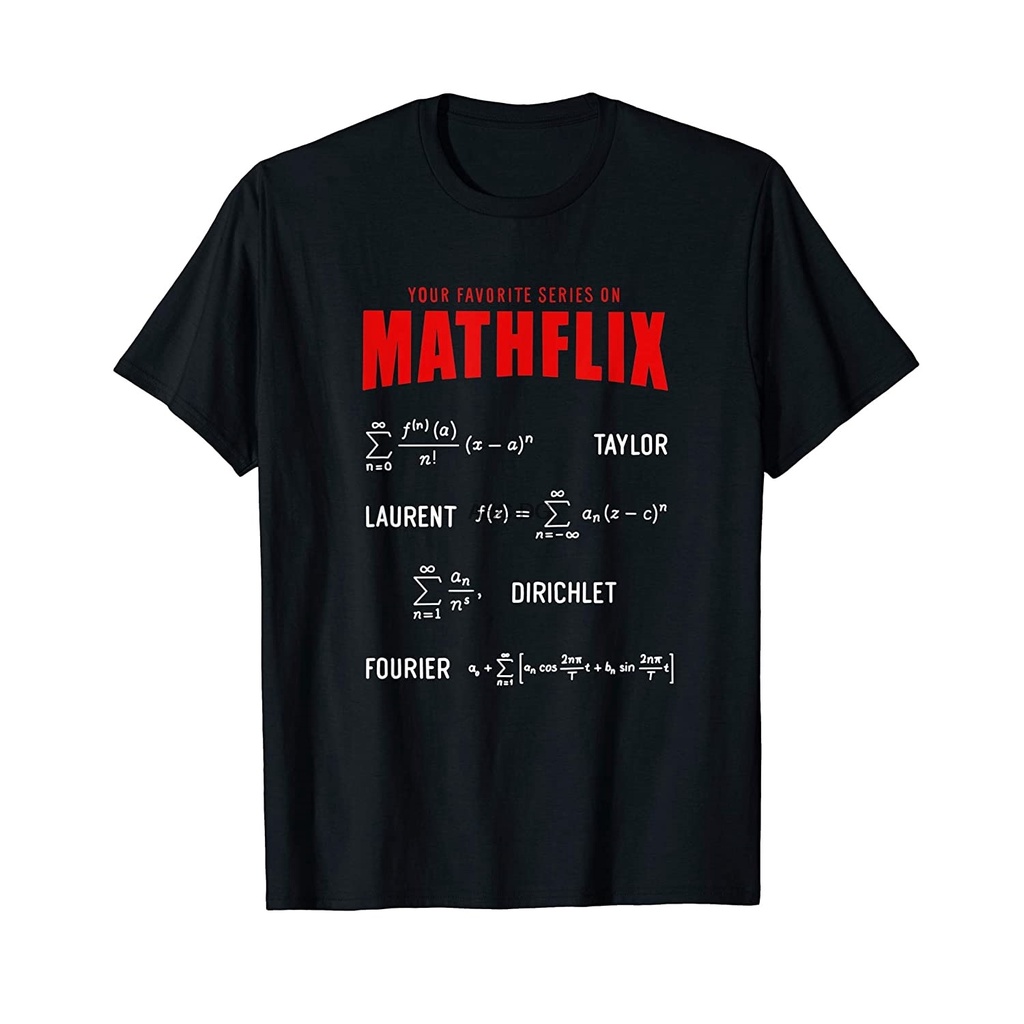 Mathflix Favorite Math Calculus Series Formulas Nerd Shirt T-Shirt ...