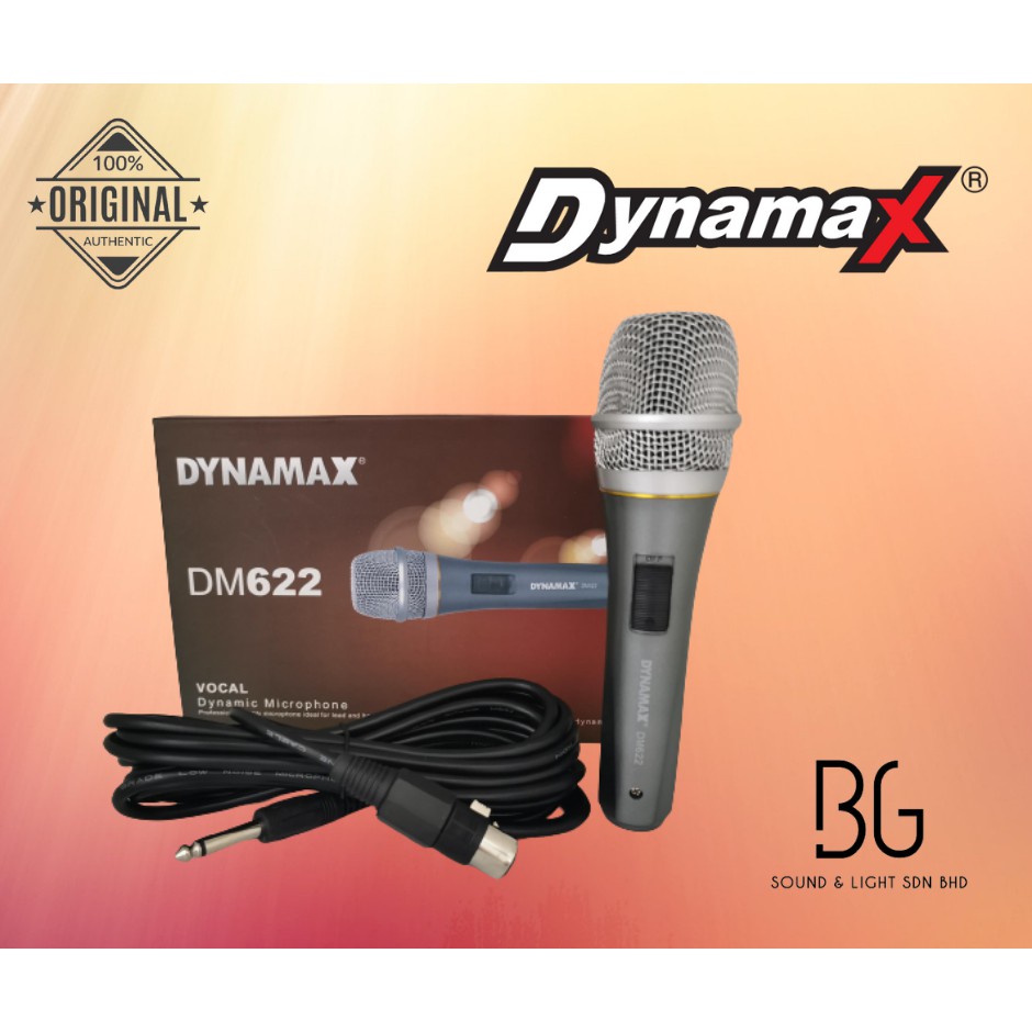 DYNAMAX DM622 Vocal Dynamic Microphone | Shopee Malaysia