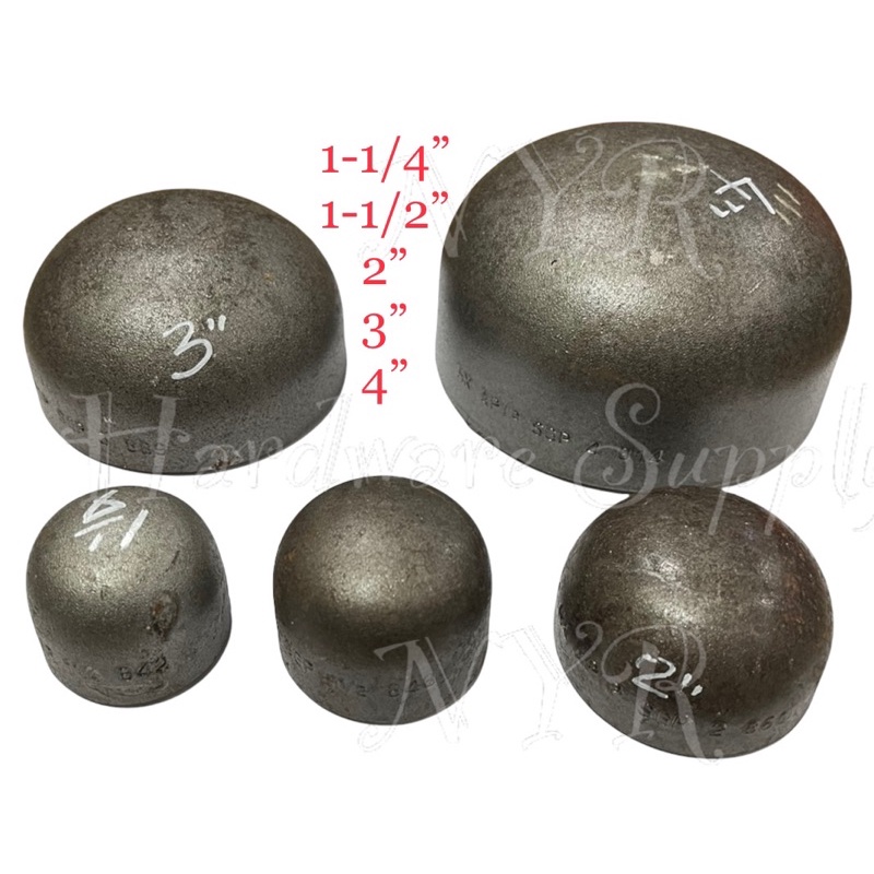 Mild Steel SGP Welding End Cap 1 1/4” @ 1 1/2” @ 2” @ 3” @ 4” Welding ...
