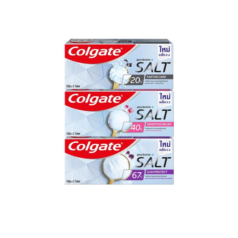 Colgate Concentrated Salt Formula 120 Grams Total 2 Tubes (Toothpaste ...