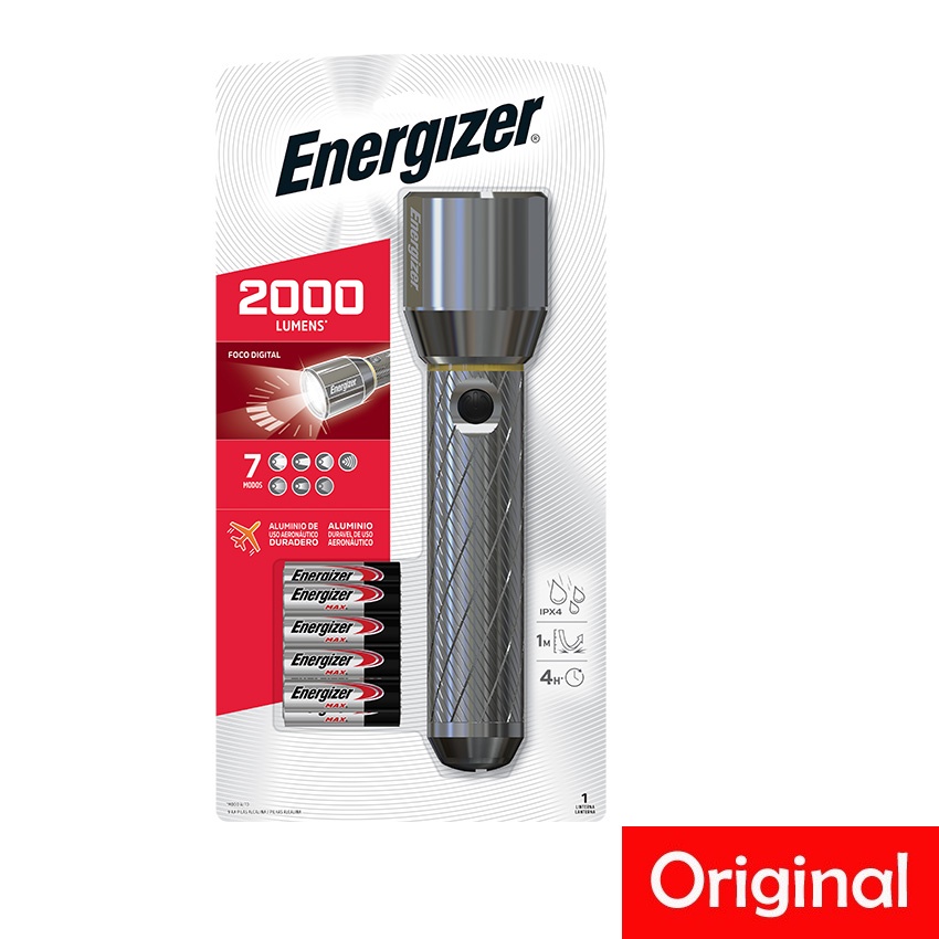 Official Energizer 80/100/400/1000/2000 Lumens Vision HD Metal Light ...