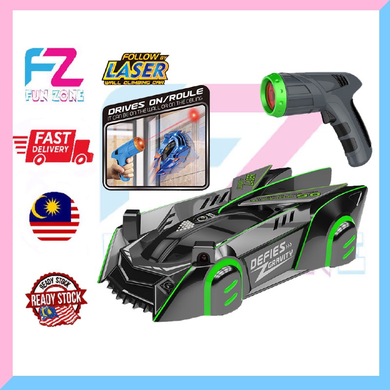 NEW ARRIVEL WALL CLIMBING TOYS CARS WITH LASER GUN RADIO CONTROL BEST ...