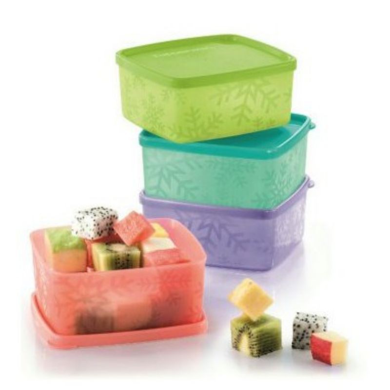Snowflake Square Round Tupperware | Shopee Malaysia