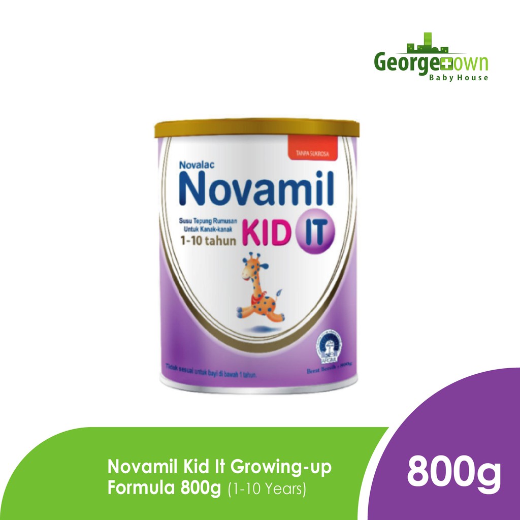 Novamil Kid IT GROWING-UP FORMULA 800G 1-10 TAHUN (GTG) | Shopee Malaysia