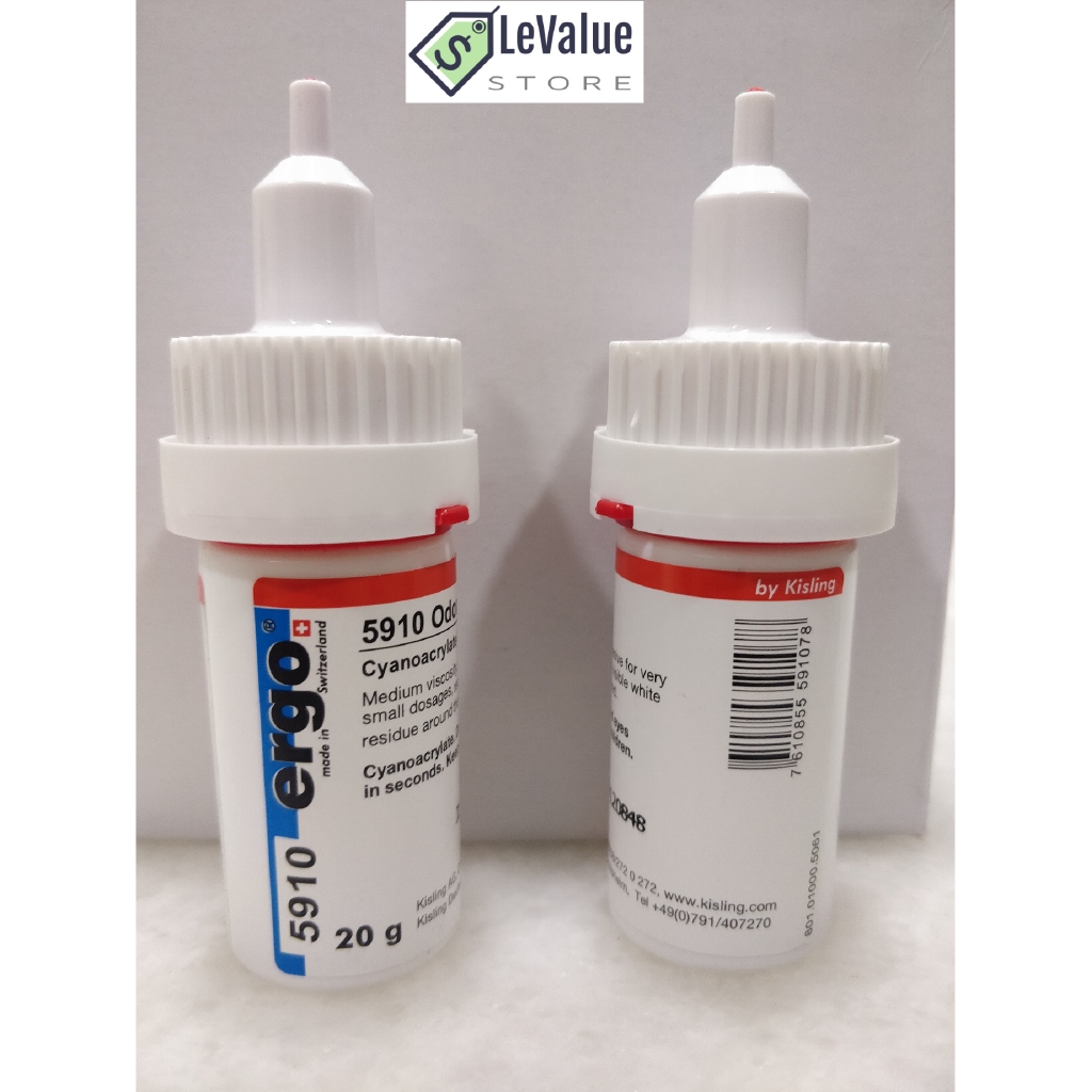 ERGO 5910 lnstant Adhesive 20g Made In Switzerland - 7610855591078 ...