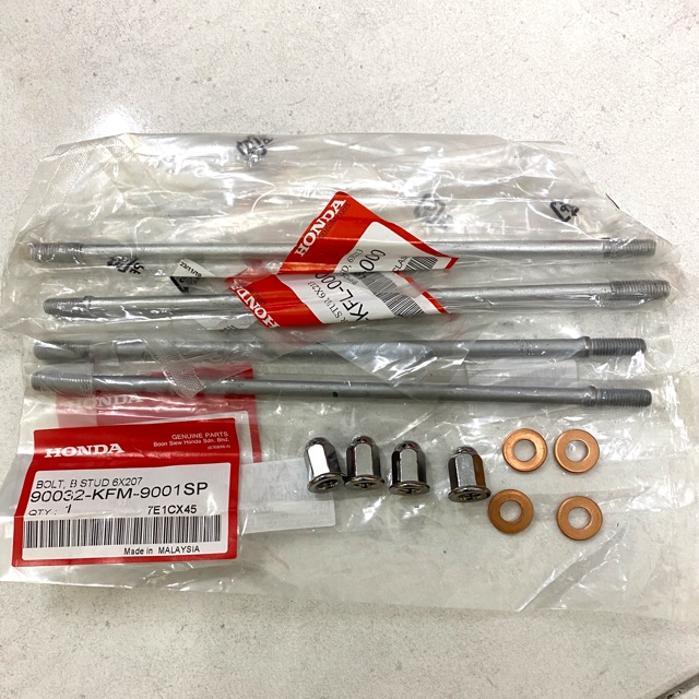 Honda EX5 Dream/Ex5 Class1 Tiang Block / Nut / Washer Copper Set (STD ...