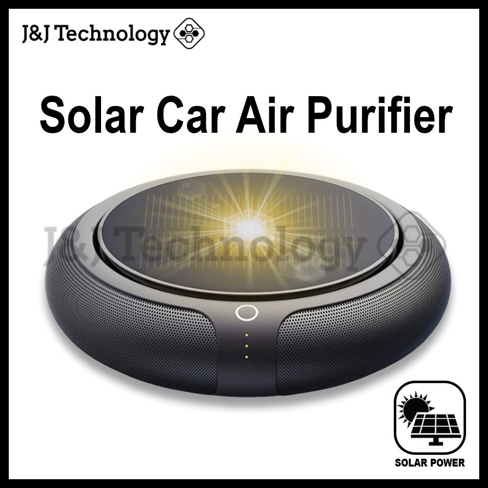 JNJ Technology Solar Car Air Purifier Air Humidifier 360 ° Fresh Air ...