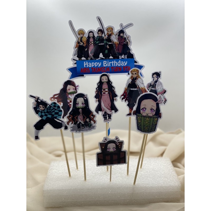 Demon Slayer Topper Cake | Shopee Malaysia