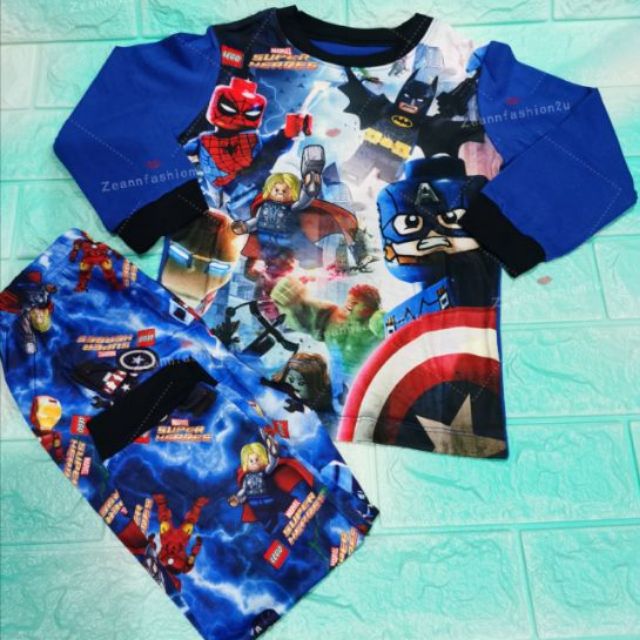 BOY Pajamas Set /Sleepwear (Size 3-7T) | Shopee Malaysia