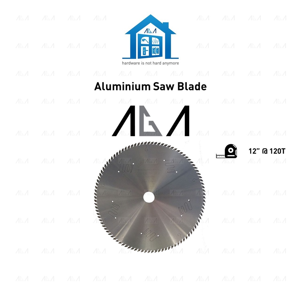 aga.alumglass Aluminium Saw Blade [Kanefusa / AGA] 12" / 120T | Shopee ...