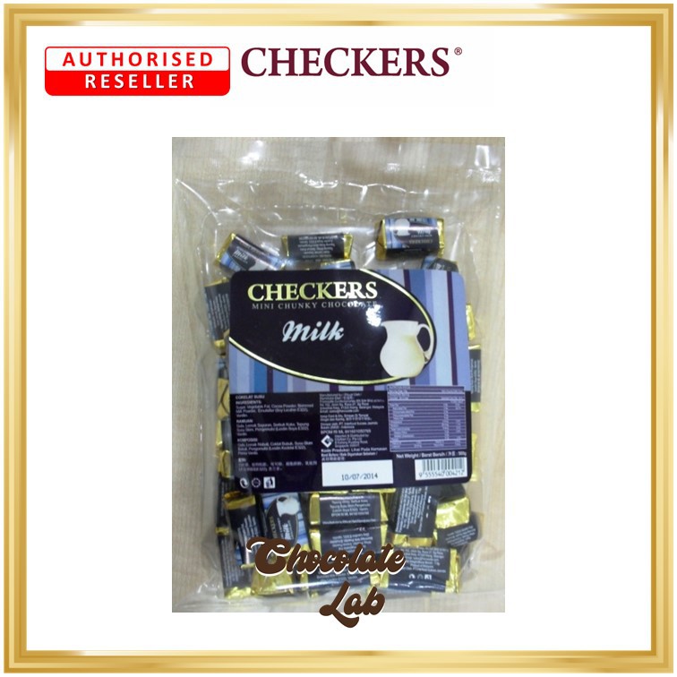 Checkers Mini Chunky Chocolate - Almond Milk/Durian/Assorted/Mix Fruit ...