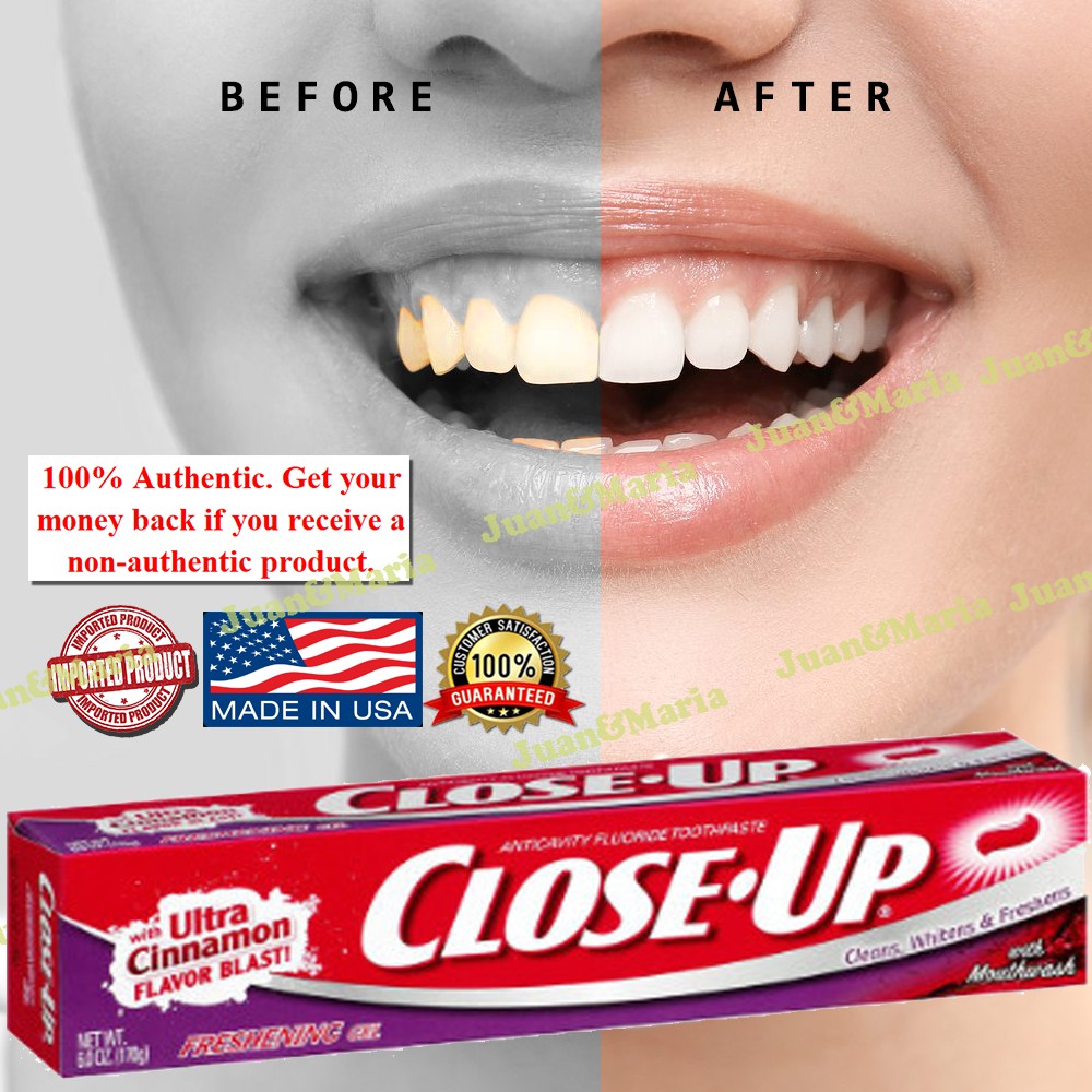 Close-Up Toothpaste, Refreshing Red Gel, Anti cavity Fluoride, Whitens ...