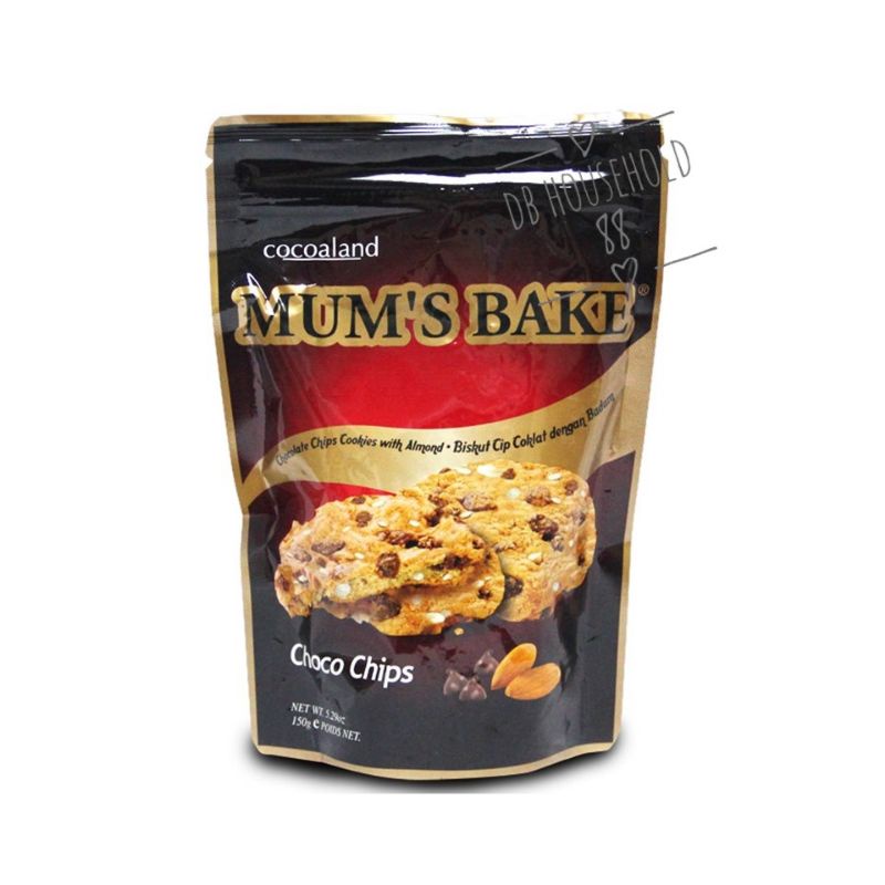 CocoaLand Mum's Bake Choco Chips With Almond 150g | Shopee Malaysia