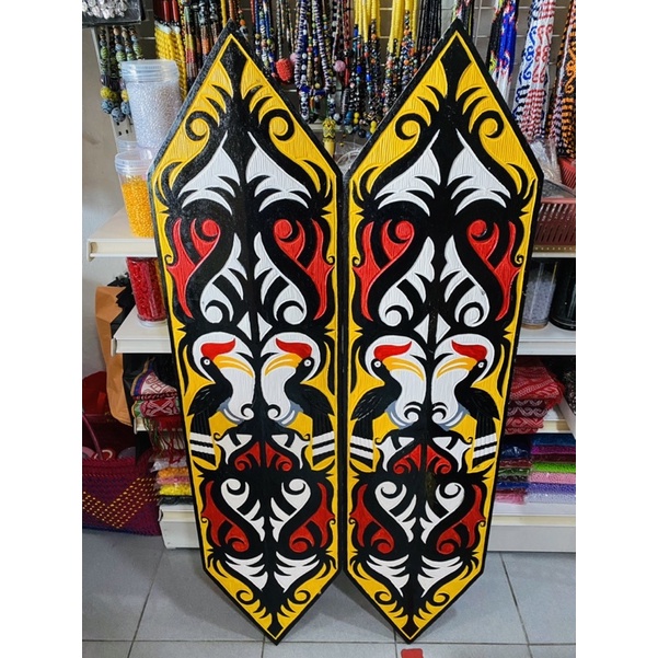 Motif Terabai Iban Size:25 x 100cm / 31 x 125cm (Terabai Warna) Borneo ...