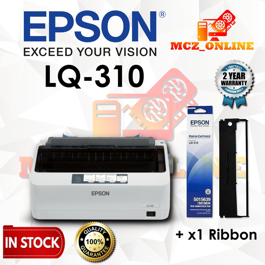 🔥READY STOCK🔥 EPSON LQ310 Dot Matrix Printer 24-Pin Narrow Carriage ...