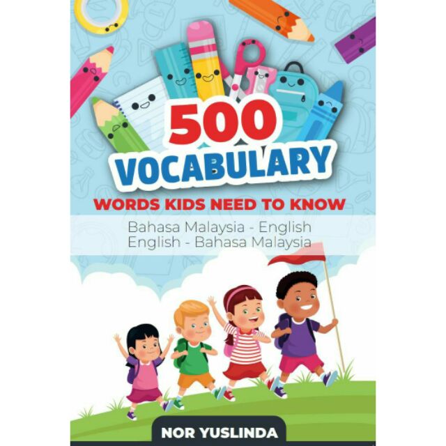 500 VOCABULARY -WORDS KIDS NEED TO KNOW | Shopee Malaysia