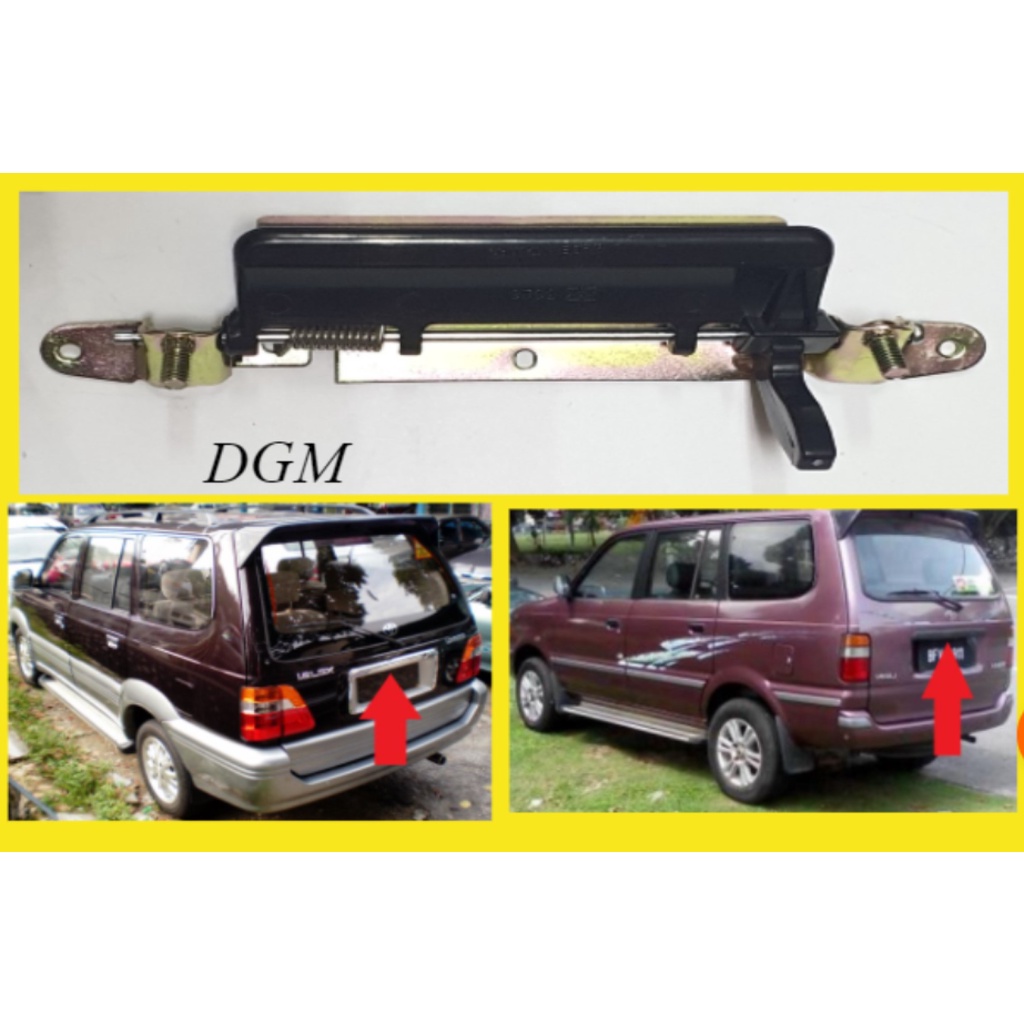 Toyota Unser 1997-2003y Rear Boot / Tail Gate / Trunk Lid / Outer ...