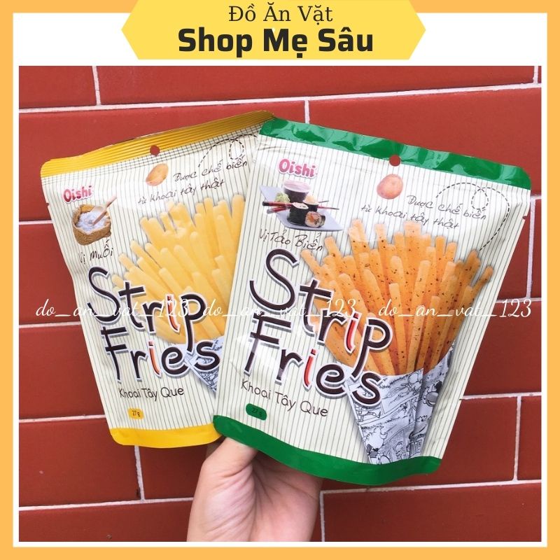Oishi Potato Chip Snack With Salt, Seaweed Flavor Pack 27g | Shopee ...