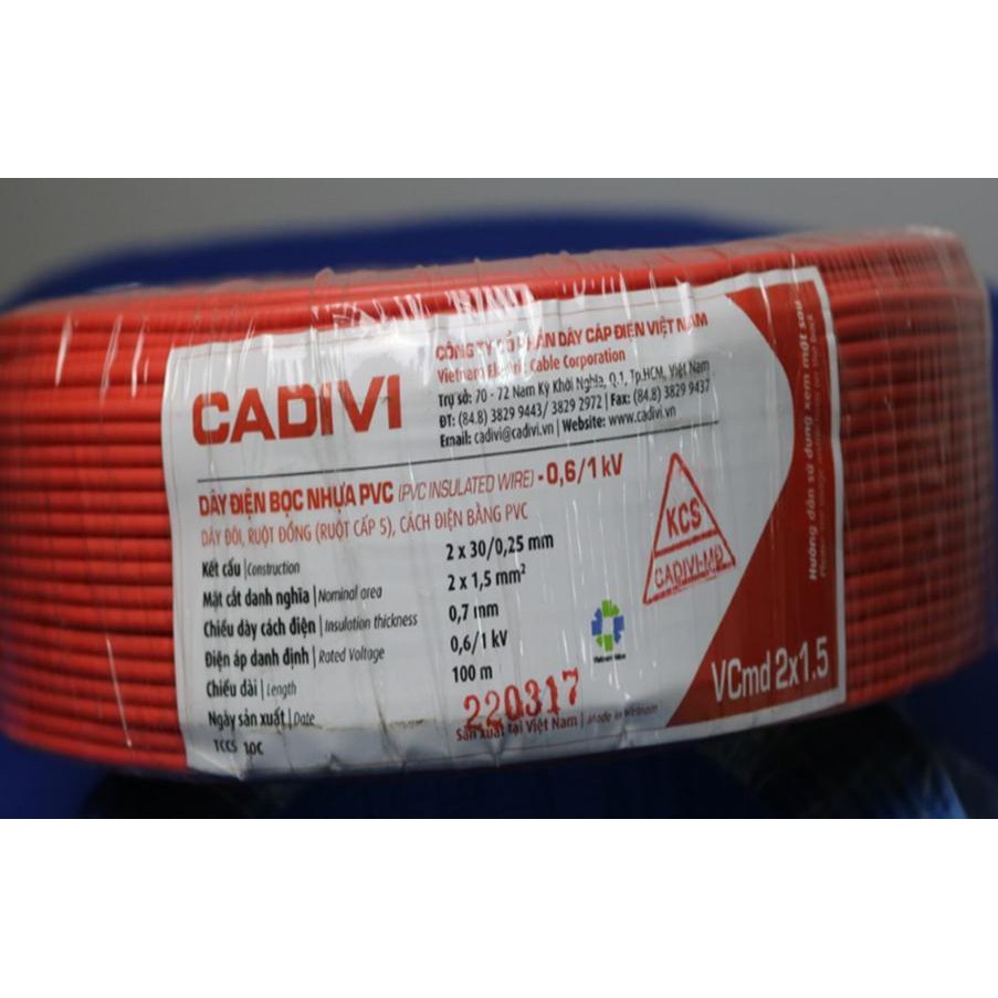 Cadivi CV 2x30 double wire (2×1.5 mm2) | Shopee Malaysia
