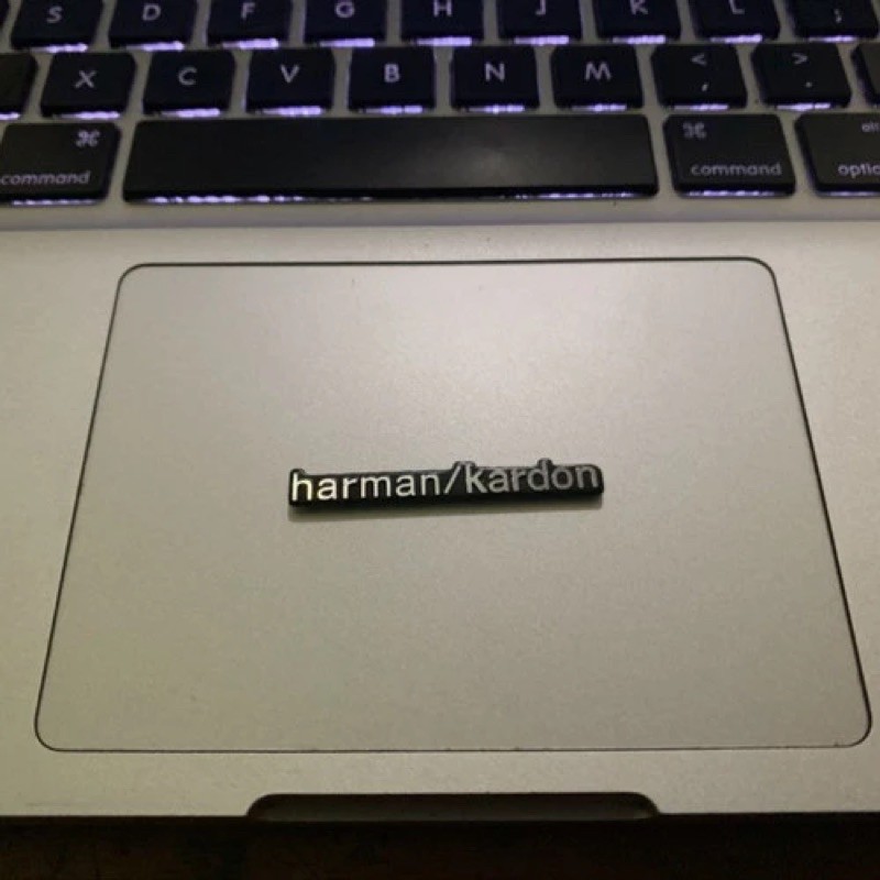 HARMAN KARDON Harman emblem logo, mini cardboard sticker decals, 3D ...