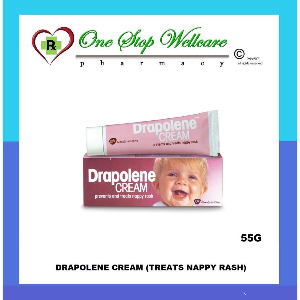 DRAPOLENE CREAM (TREATS NAPPY RASH) 55G / 2X55G (EXP:12/2026) | Shopee ...