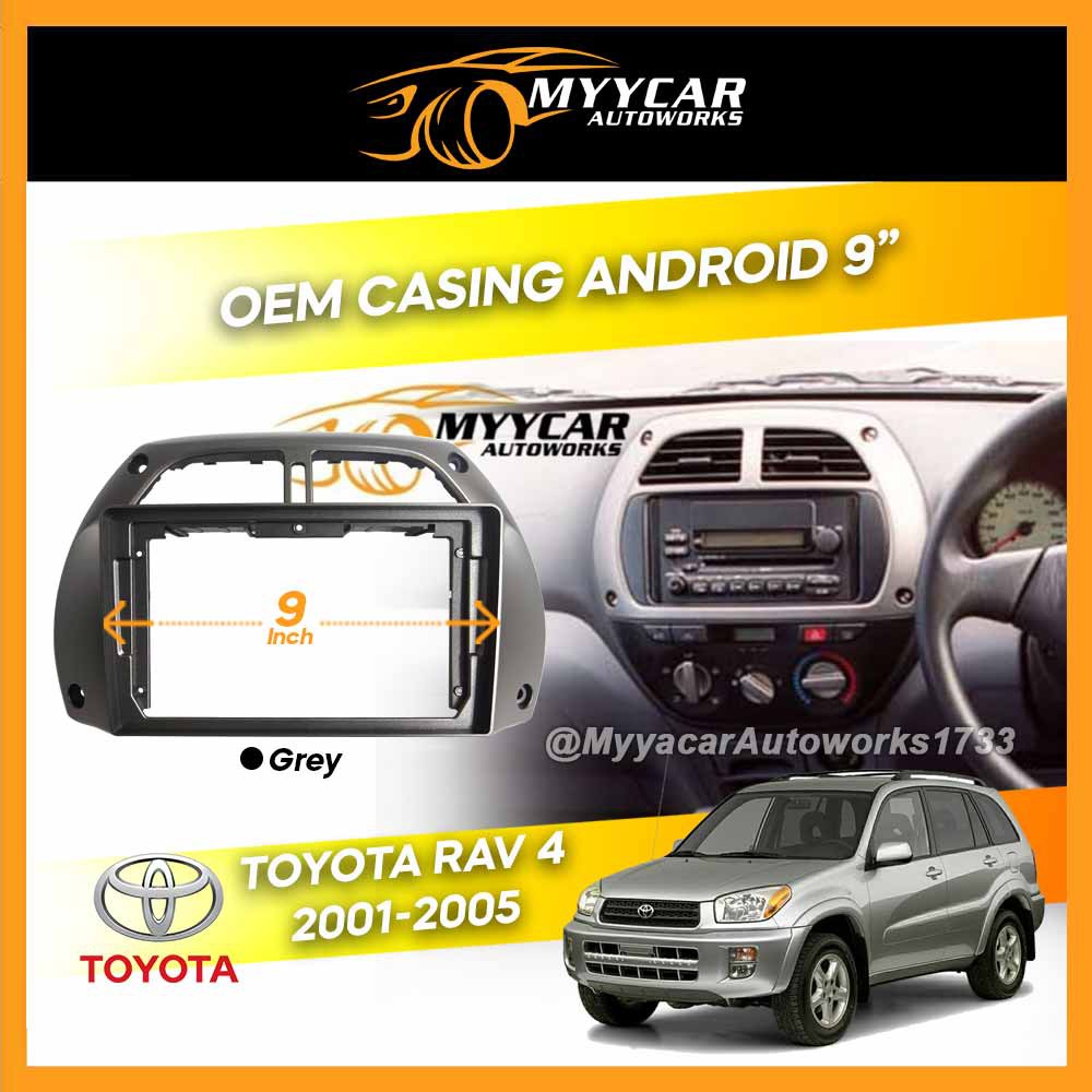 Toyota RAV 4 2001-2005 Big Screen Casing Android Player 9 inch | Shopee ...