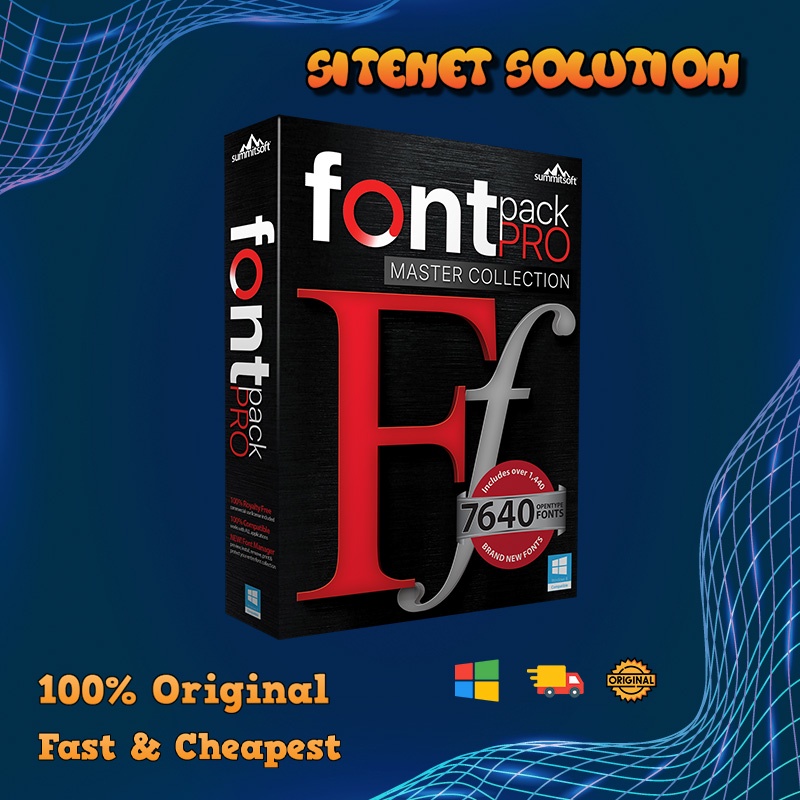 Summitsoft Font Pro Master Collection 2022 [Windows][Lifetime] | Shopee ...
