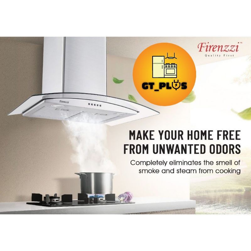 Firenzzi FCH-6023 Cooker Hood Cookerhood / Zanussi ZHC9781X Chimney ...