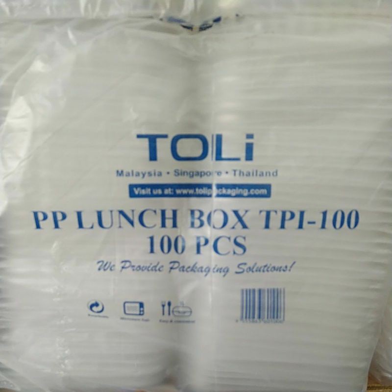 TPI-100 LAUNCH BOX READY STOCK (Bekas Nasi Tapau) 100pcs | Shopee Malaysia